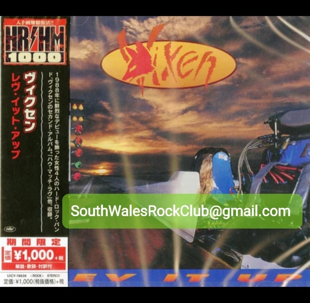 Vixen ~ Rev It Up 2018 Remastered Japan Obi Cd 1990 Hi Tech Aor Melodic