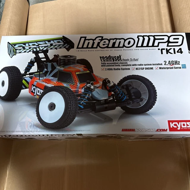 KYOSHO 1/8 1 8 Scale Inferno Mp9 Tki4 Tk14 V2 Ready Set Red Authentic ...
