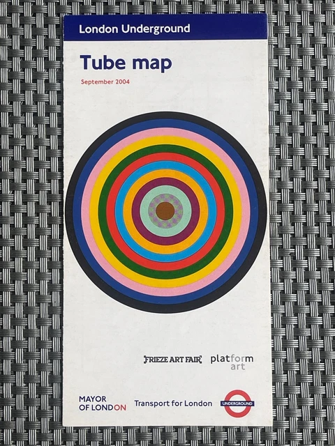 LONDON UNDERGROUND TUBE Map September 2004 £5.00 - PicClick UK