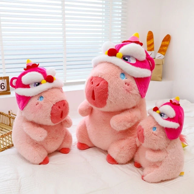 PINK CAPYBARA CAPIBARA Plush Toys Pink Capibara Plush Doll Christmas ...