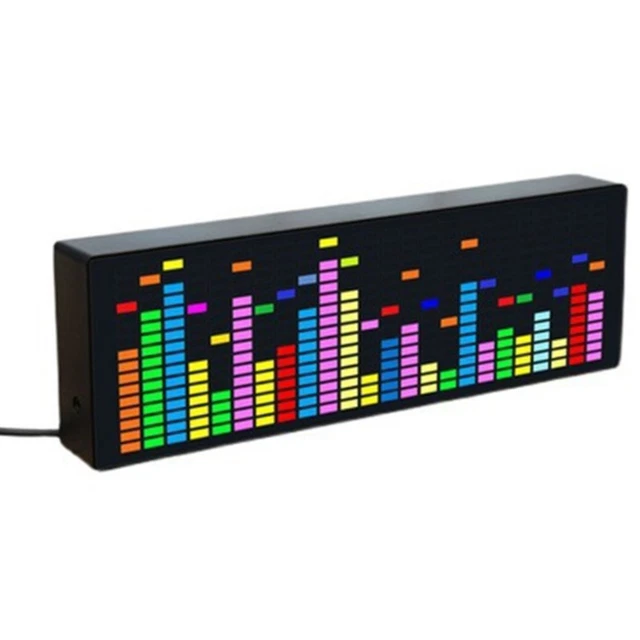 DIY ELECTRONIC MUSIC Spectrum RGB Full Color 12x7 Lattice Music ...