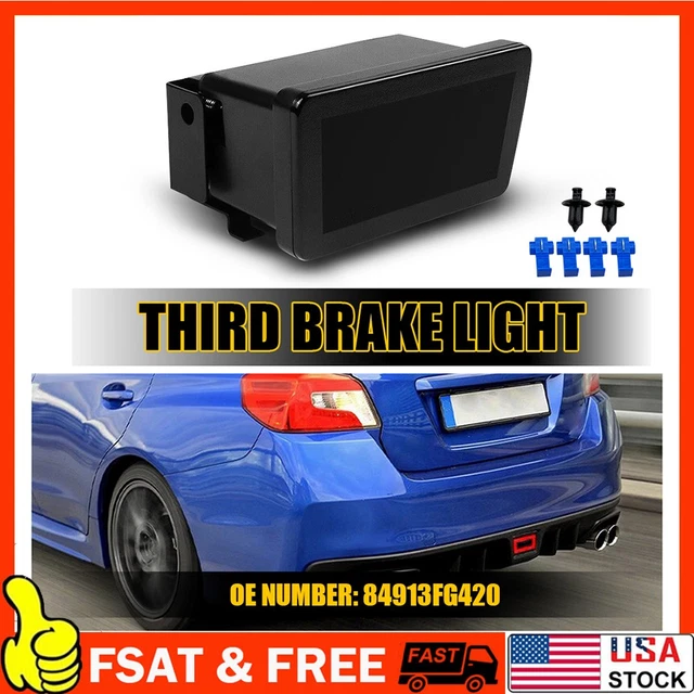 SMOKED F1 STYLE LED Rear 3rd Brake Light For 2011-2020 Subaru Impreza ...