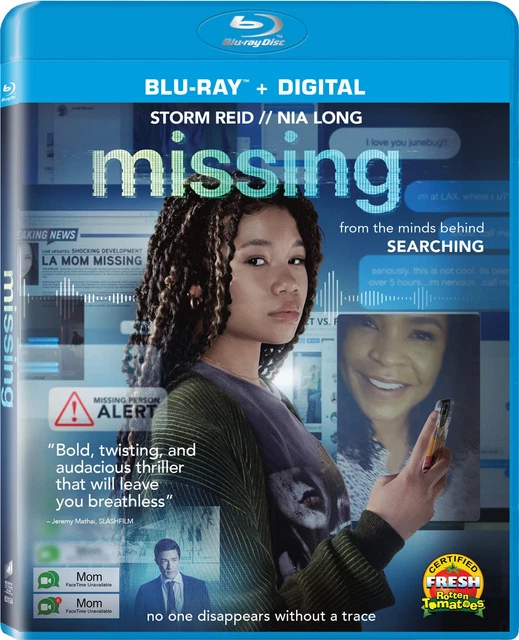 MISSING (BLU-RAY) STORM Reid Nia Long Joaquim de Almeida Ken Leung (US ...