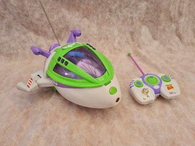 DISNEY PIXAR TOY Story Buzz Lightyear Spaceship Rocket Remote ...