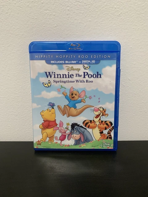 DISNEY WINNIE THE Pooh Springtime With Roo - Blu Ray - Mint - Hippity ...