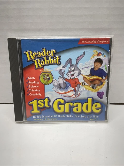 READER RABBIT: MATH READING THINKING CREATIVITY- Kindergarten (PC, 2001 ...