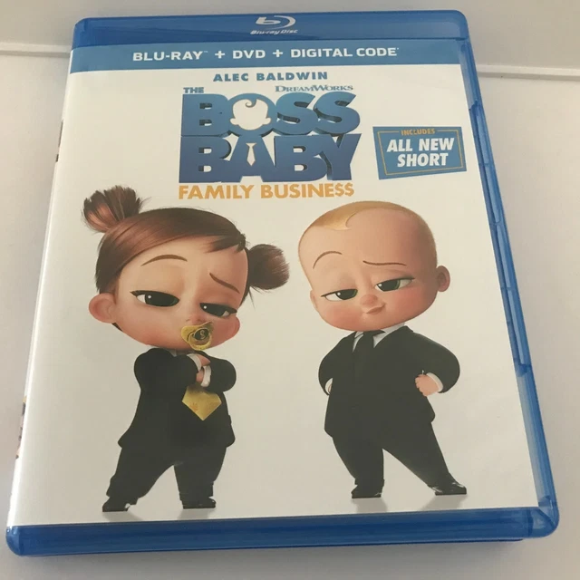 BOSS BABY 2 Family Business Animated Movie Blu-Ray Disc Only (No DVD No ...