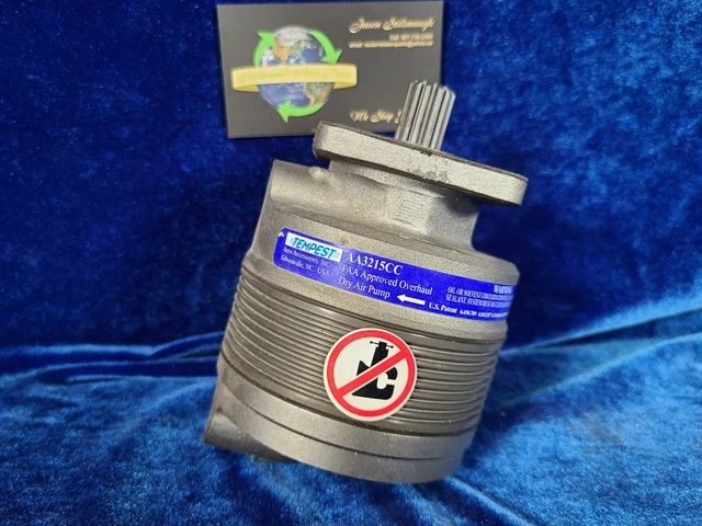 TEMPEST VACUUM PUMP P/N: Aa3215Cc S/N: Obd916 $125.00 - PicClick CA