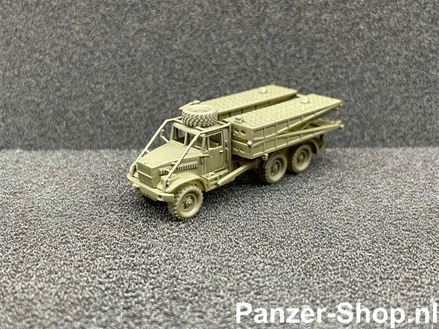 NVA KRAZ 255 TMM-3 Bruckenleger LKW, DDR, Spur N, 1:160, Minitanks ...