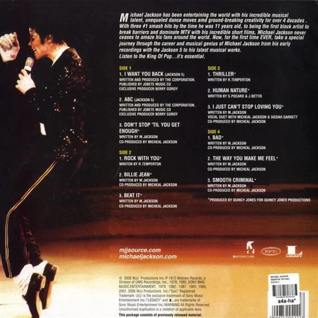 CD MICHAEL JACKSON - The Essential Michael Jackson (2005) EUR 7,70 ...