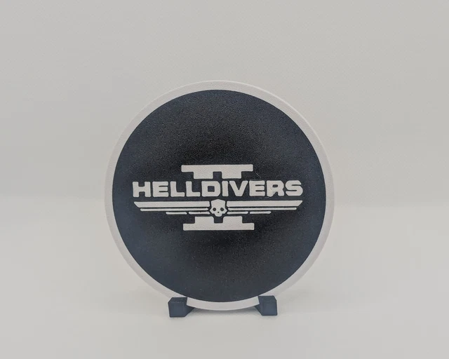 HELLDIVERS 2 (VIDEO Game) 3D Printed Drinks Mug Coaster £7.99 - PicClick UK