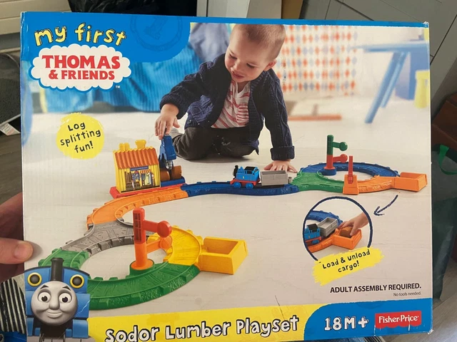 FISHER PRICE, THOMAS and Friends My First Sodor Lumber Playset / Train ...