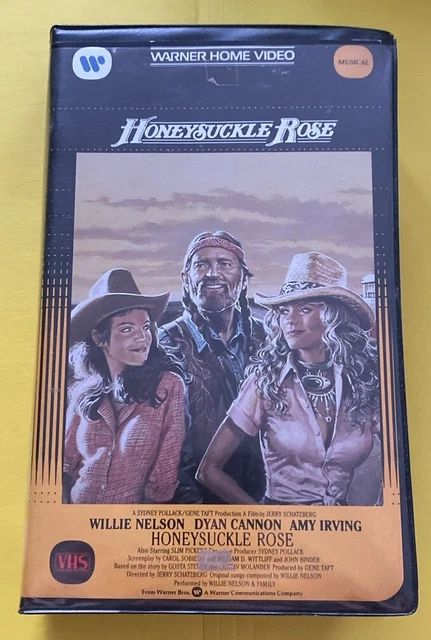 VINTAGE HONEYSUCKLE ROSE VHS Movie Willie Nelson (VHS, 1994) Clam Shell classic £2.60 - PicClick UK