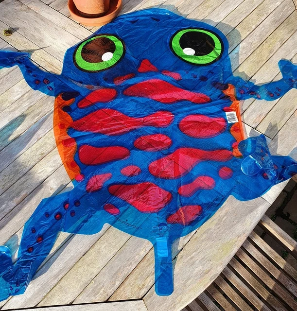 BLUE TREE FROG Supershape Clear Plastic Foil Balloon - Requires Helium ...