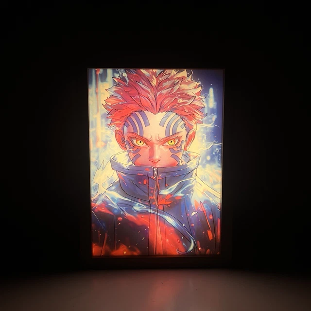 3D LED ANIME Light Box Monkey D. Luffy Gear Frame Night Lamp £47.48 ...