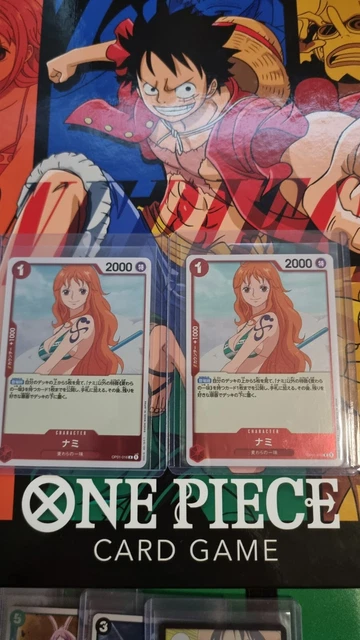 ONE PIECE CARD Game TCG - Nami x 2- OP01-016 R foil - Romance Dawn ...