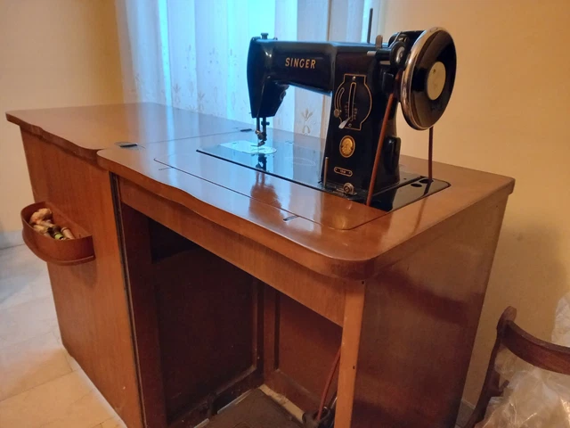 MACCHINA DA CUCIRE singer d'epoca (anni50) EUR 310,00 - PicClick IT