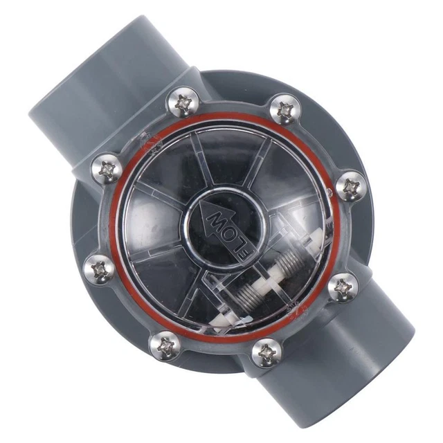 PVC WATER VALVE Positive Seal Check Valve Shut-Off Switch Swimming Pool ...