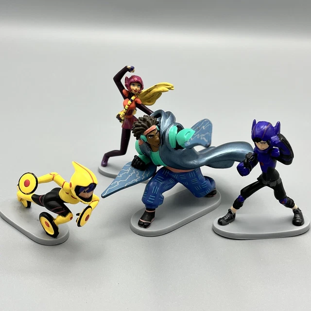 DISNEY PIXAR BIG Hero 6 Bundle PVC Mini Figures Cake Toppers X 4 £9.99 ...