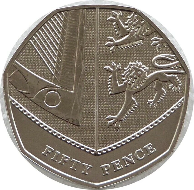 2020 ROYAL MINT Royal Shield of Arms BU 50p Fifty Pence Coin ...