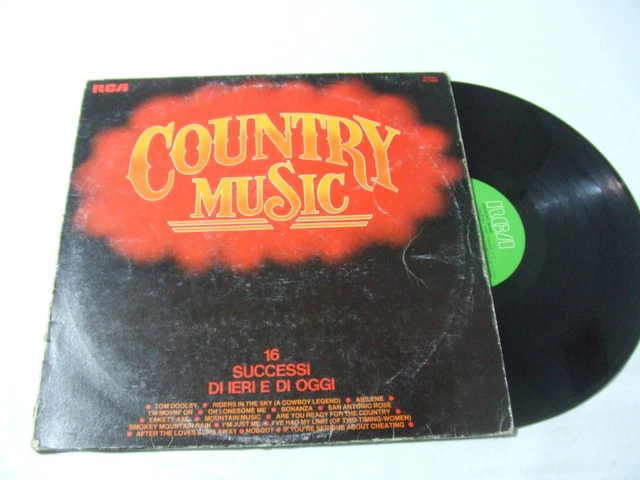 COUNTRY MUSIC - Disco 33 Giri LP Album Compilation Stampa ITALIA 1982 ...