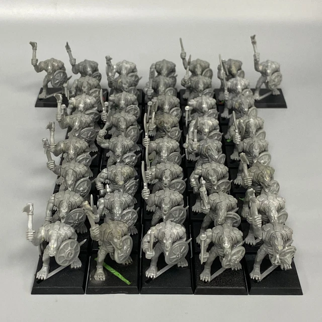 Saurus Warriors UnitÉ X 42 Hommes Lézards Seraphon Warhammer Le Vieux Monde 4th Eur 9341