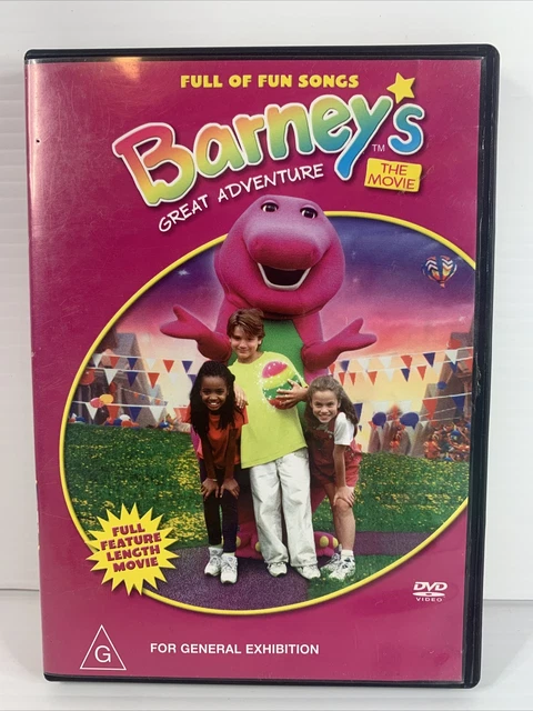DVD - BARNEYS Great Adventure THE MOVIE (1998) - Region 4 - FREE POST ...