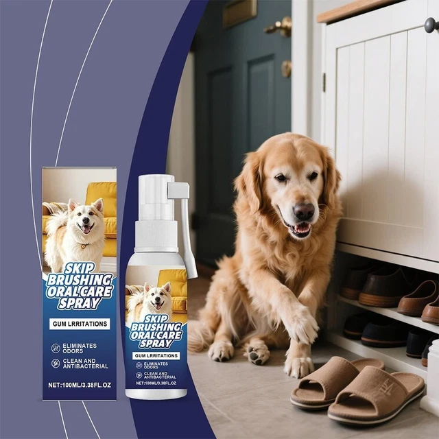 PET ORAL CARE Spray – Freshens Breath, Soothes Gums Daily Care Dental ...