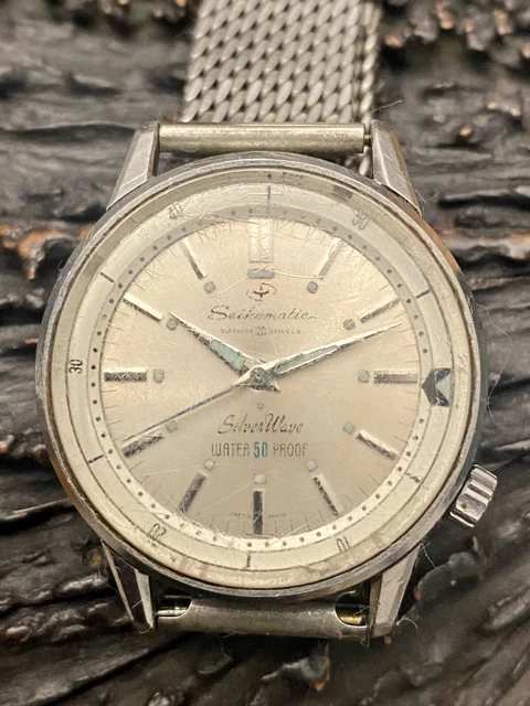 SEIKO SEIKOMATIC SILVER Wave Vintage $575.00 - PicClick