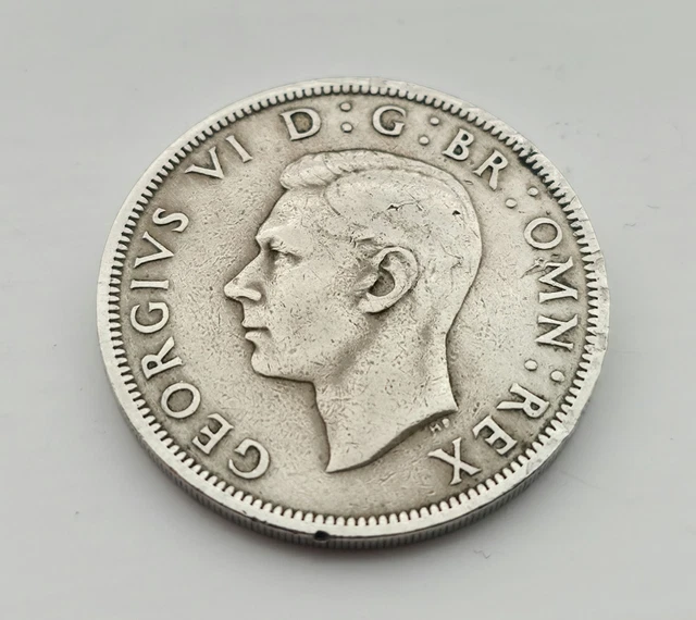 VINTAGE ORIGINAL 1950 KING GEORGE 6th VI HALF CROWN BRITISH COIN £4.27 ...