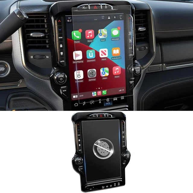 CUSTOM FOR 2019-2024 Ram 1500 2500 3500 Car Screen Protector Tempered ...