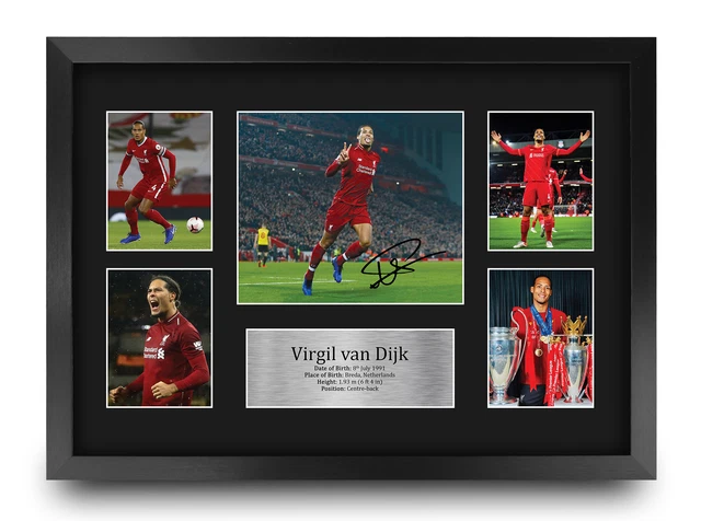 VIRGIL VAN DIJK Liverpool Gift Ideas Printed Autograph Picture for ...