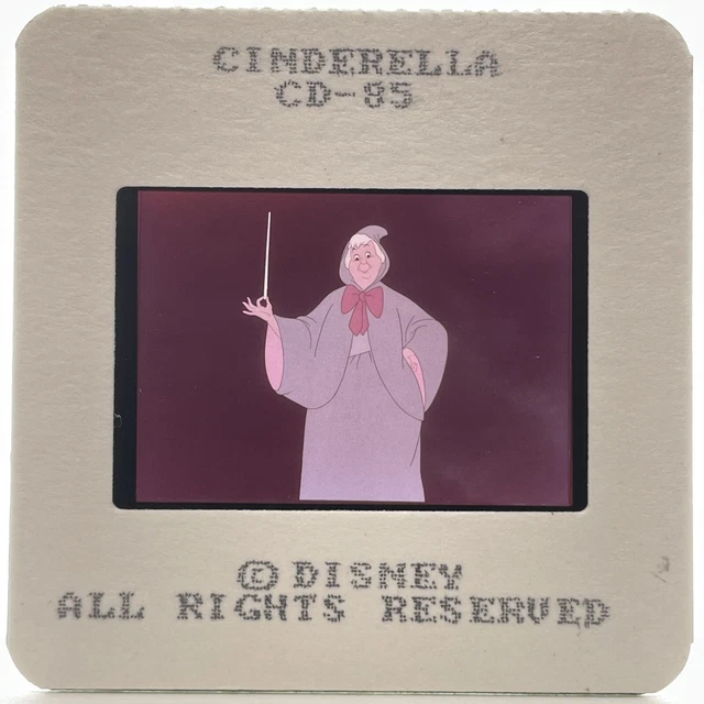 35MM SLIDE CINDERELLA 1950s Animated Movie Walt Disney Vintage ...