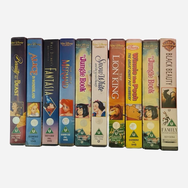 WALT DISNEY VHS Bundle x 10 including 1 BLACK DIAMOND EDITION £11.12 ...