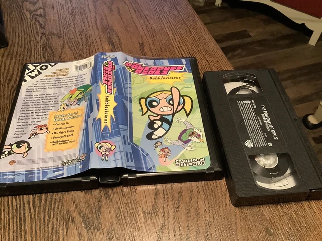 THE POWERPUFF GIRLS Bubblevicious VHS 2000 Cartoon Network Used Free ...