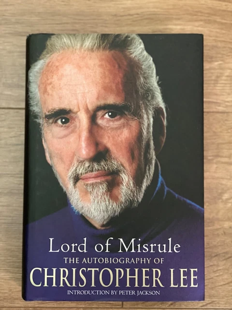L'AUTOBIOGRAPHIE DE CHRISTOPHER Lee - Lord of Misrule (Hardback) rare ...