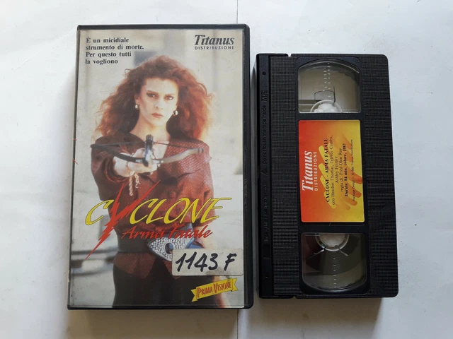 CYCLONE - ARMA fatale VHS Titanus (1987) Heather Thomas, Jeffrey Combs ...