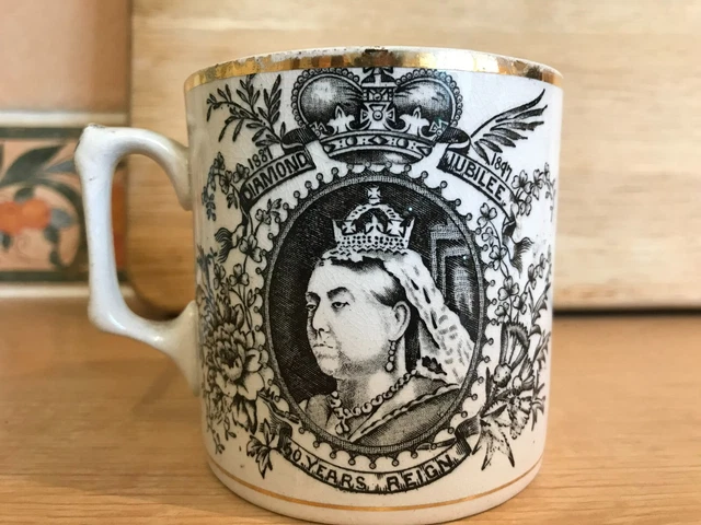 QUEEN VICTORIA 60 Years Reign Mug - Diamond Jubilee 1837-1897 $19.04 ...