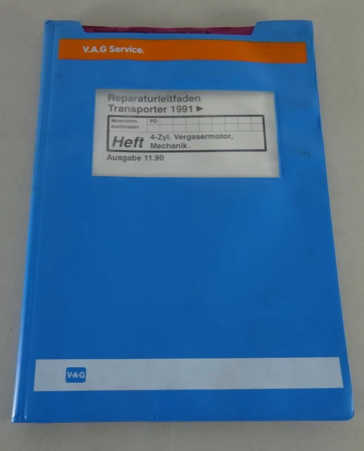 VW BUS / Transporter T4 4 Cylinder Pd Engine Workshop Manual ...