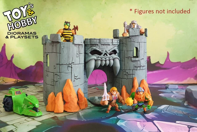 MASTERS OF THE Universe Playset Grayskull Castle for Eternia Minis ...