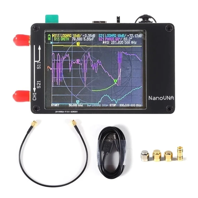 VECTOR SPECTRUM ANALYZER Circuit Diagnostic Equipment NanoVNA-H Antenna ...