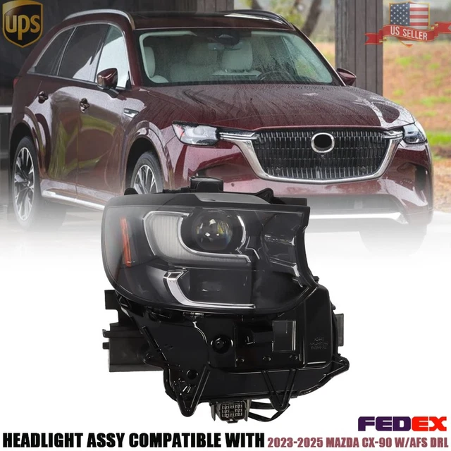 FOR 2023-2025 MAZDA CX-90 W/ DRL AFS LED Headlight Assembly Right ...
