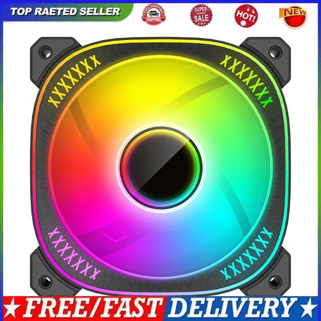 COOLING FAN 12V 4PIN PWM ARGB CPU Cooler Addressable RGB Fan for ...