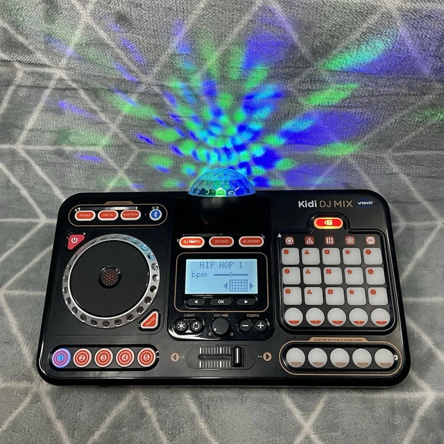 VTECH KIDI DJ Mix Toy DJ Mixer Music Light Sound Mixing Disco Ball ...