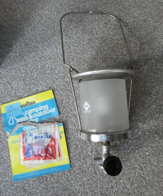 CAMPING GAZ LUMOGAZ R gas lamp with mantle, vintage retro £21.52 ...
