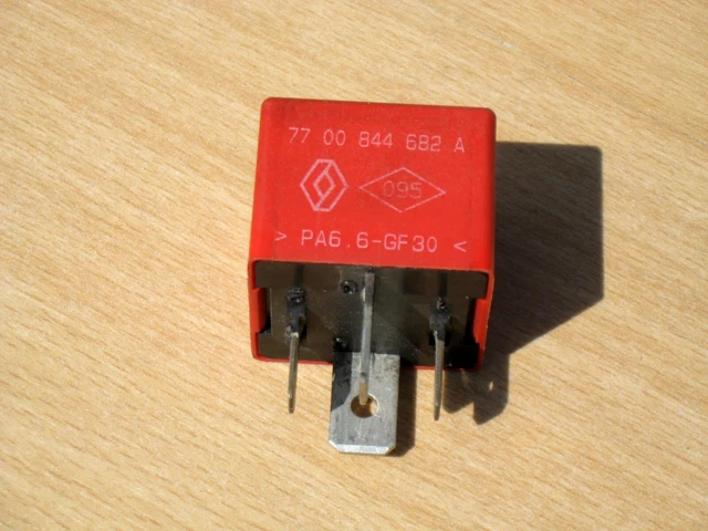RELAIS ROUGE À 4 broches 12V 60 A G. CARTIER 03540 Renault 7700844682 A ...