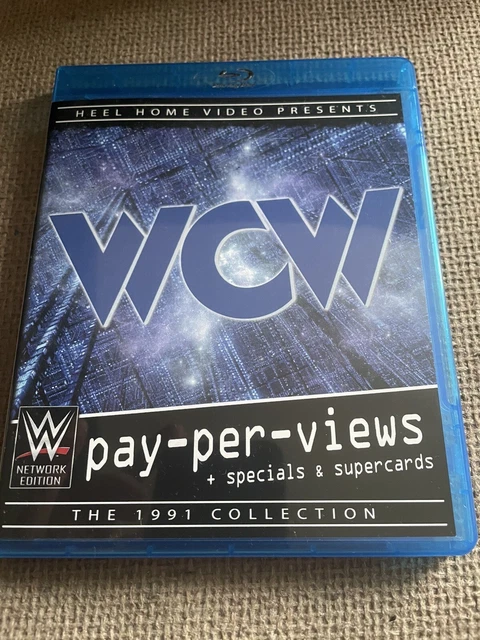 WCW PPV, SPECIALS & Supercards Blu Ray Collection 1991 Wrestling WWE ...