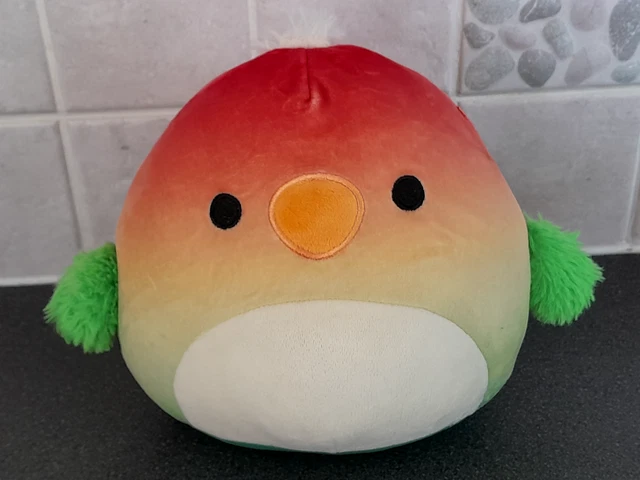 SQUISHMALLOWS - ELLIENE The Parrot - Soft Toy Plush - 8 In Tall - green ...
