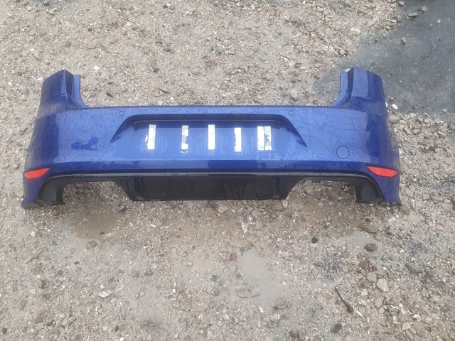 GENUINE VW GOLF R Mk7 Complete Rear Bumper With Diffuser Blue 2013 ...