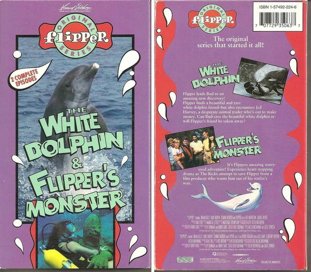 FLIPPER: WHITE DOLPHIN & Flipper's Monster [VHS] EUR 5,62 - PicClick IT